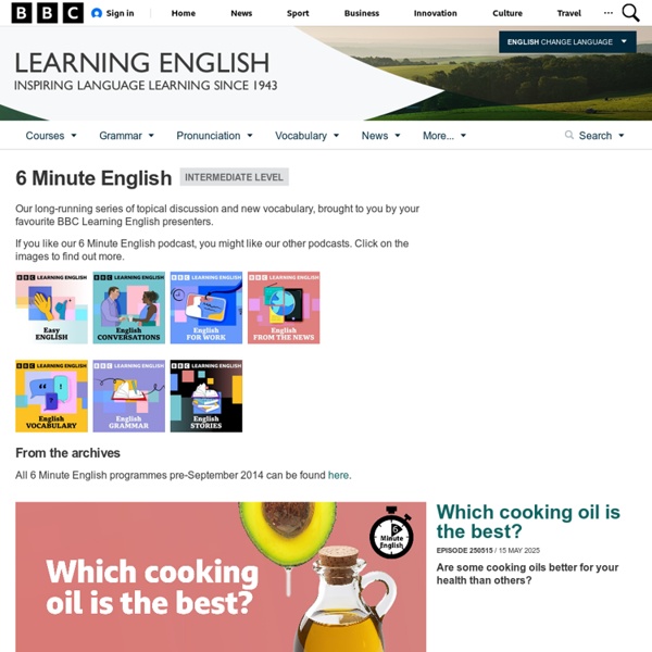 Bbc Learning English 6 Minute English Pearltrees