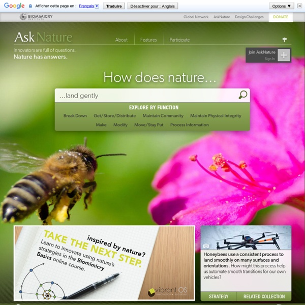 Ask Nature - the Biomimicry Design Portal: biomimetics, architecture ... Ask Nature - the Biomimicry Design Portal: biomimetics, architecture ...