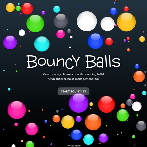 Bouncy Balls - Bounce balls with your microphone! | Pearltrees Bouncy Balls - Bounce balls with your microphone! | Pearltrees