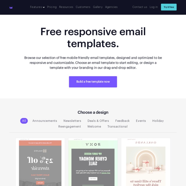 Build free HTML email templates | Pearltrees Build free HTML email templates | Pearltrees