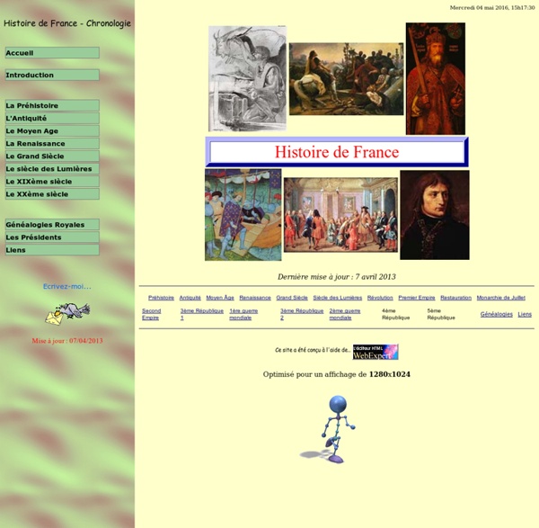 Chronologie de l'histoire de France | Pearltrees Chronologie de l'histoire de France | Pearltrees