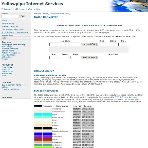 Color Converter HEX To RGB And Rgb To Hex Color Converter Pearltrees