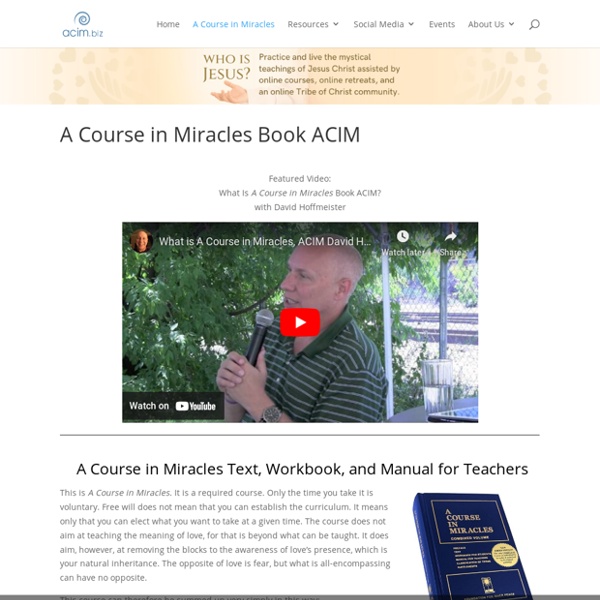A Course in Miracles Book ACIM Lessons Online and Text | Pearltrees