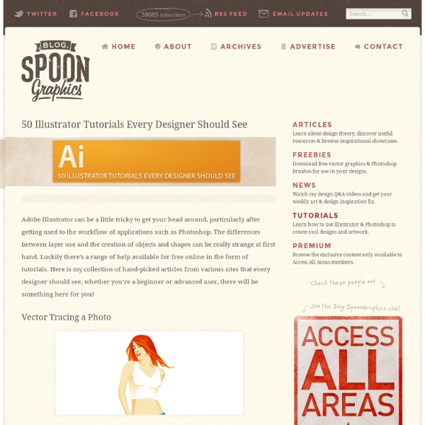 50 Illustrator Tutorials Every Designer Should See Pearltrees 