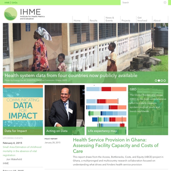 Institute For Health Metrics And Evaluation Pearltrees