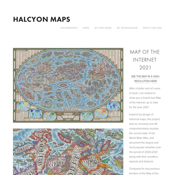 Map of the Internet — Halcyon Maps | Pearltrees