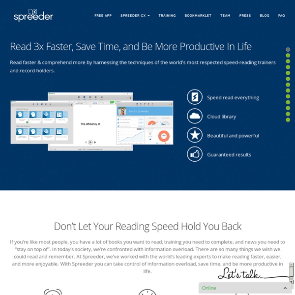 Free online speed reading software | Pearltrees
