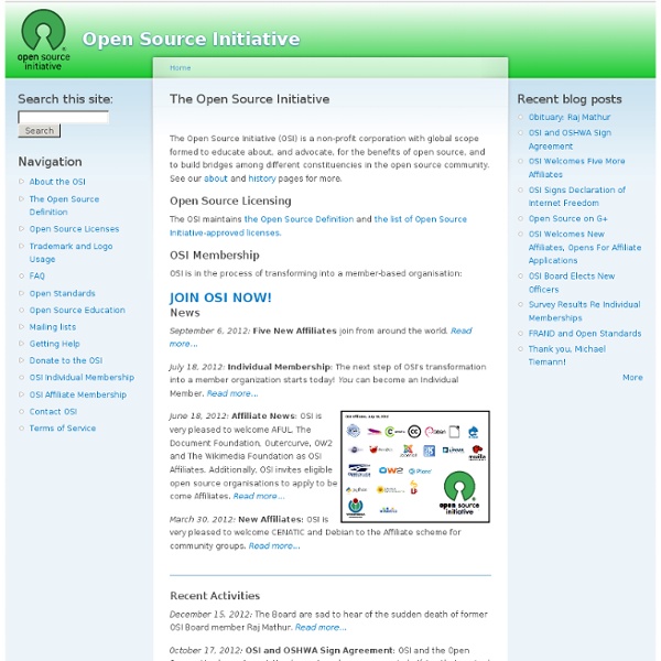 Open Source Initiative | Pearltrees Open Source Initiative | Pearltrees