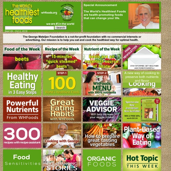 The World's Healthiest Foods | Pearltrees The World's Healthiest Foods | Pearltrees