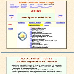 Algorithme - anthlegoff | Pearltrees