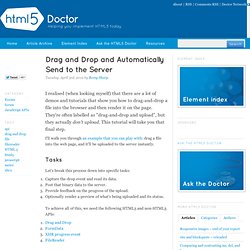 Drag & Drop - HTML5 | Pearltrees