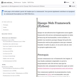TUTORIELS, COURS, Bonnes Pratiques etc... - DJANGO | Pearltrees
