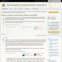 EsriJSON-GeoJSON | Pearltrees