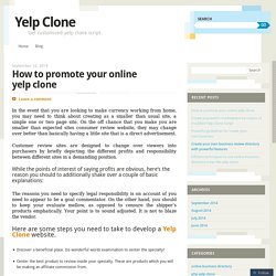 Yelp Clone | Pearltrees