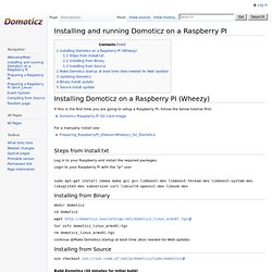 DOMOTICZ - Raspberry pi | Pearltrees