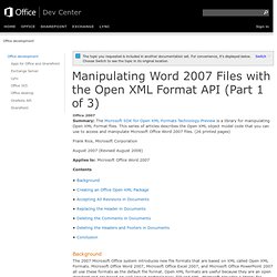 Open XML | Pearltrees
