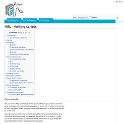 MEL - MAYA | Pearltrees