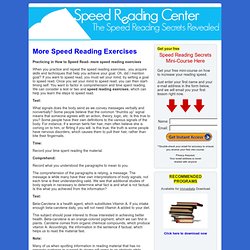 Speedreading | Pearltrees