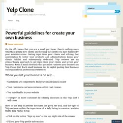 Yelp Clone | Pearltrees