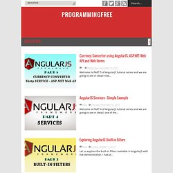 AngularJS - 4goodapp | Pearltrees