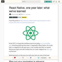 REACT NATIVE - REACT.JS | Pearltrees